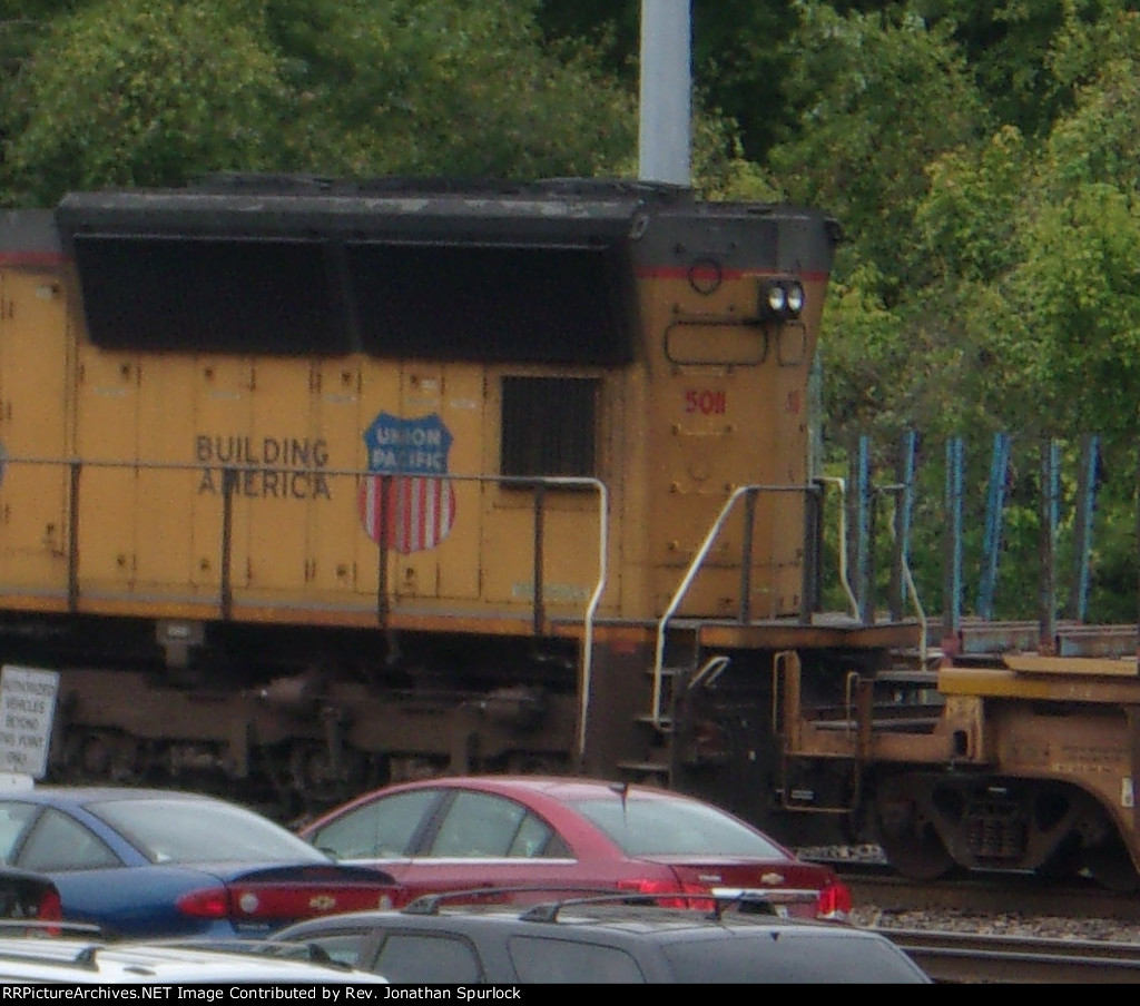 UP 5011, detail of rear section